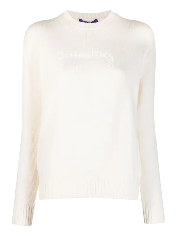 Ralph Lauren Logo-embellished Jumper - White