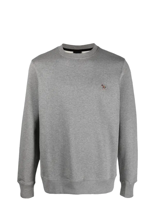 Paul Smith Embroidered-motif Sweatshirt - Grey