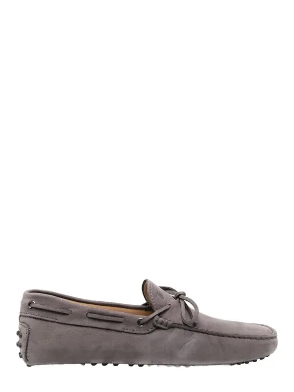 TOD'S Gommino Suede Loafers - Grey