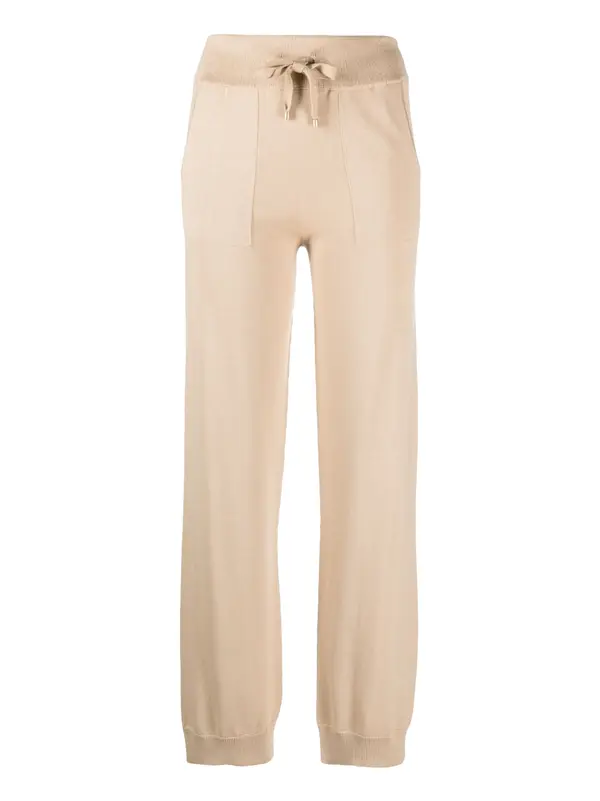 Lorena Antoniazzi Fine-knit Trousers - Brown