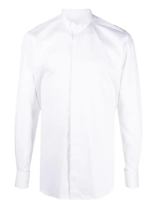 XACUS Long-sleeve Cotton Shirt - White