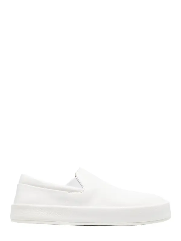 Marsèll Cassapelle Leather Slip-on Sneakers - White