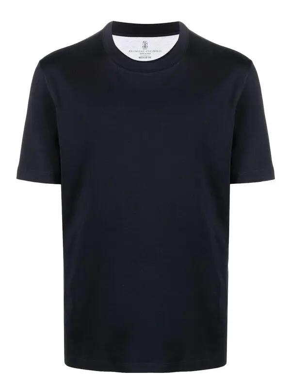 Brunello Cucinelli Crew-neck T-shirt - Blue