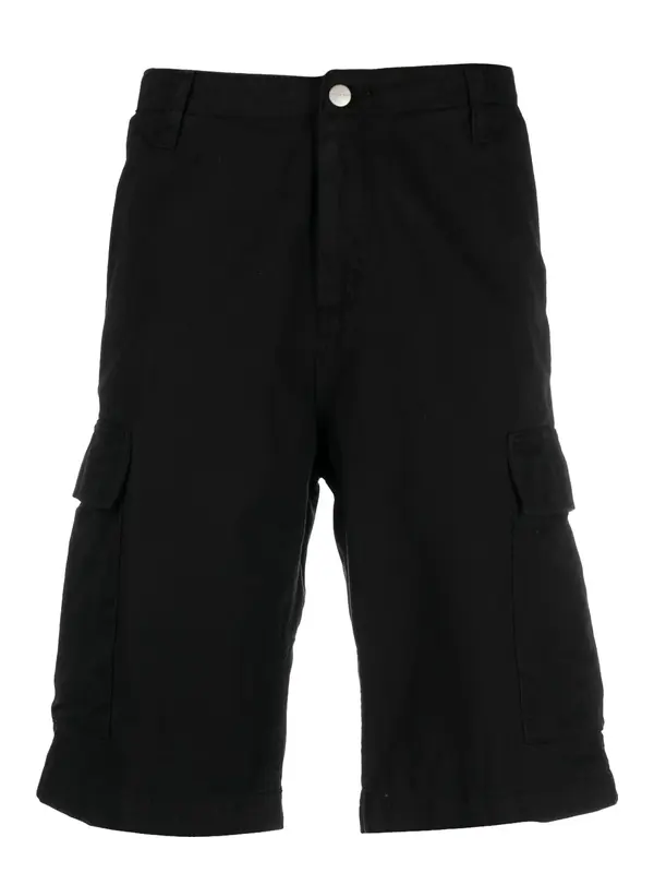 Carhartt Work In Progress Cotton Bermuda Shorts - Black