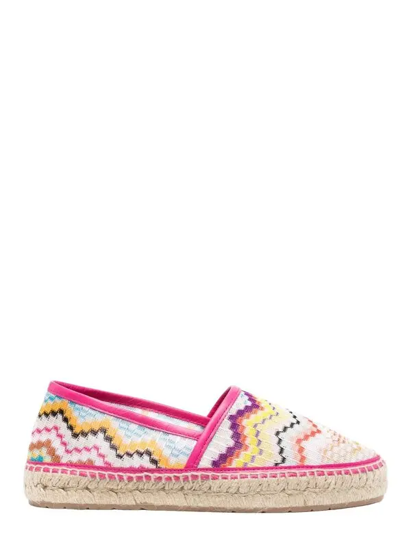 Missoni Zigzag-woven Espadrilles - White