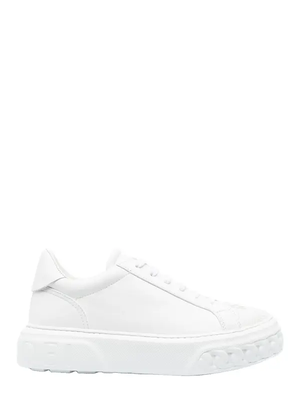 Casadei Logo-patch Low-top Sneakers - White
