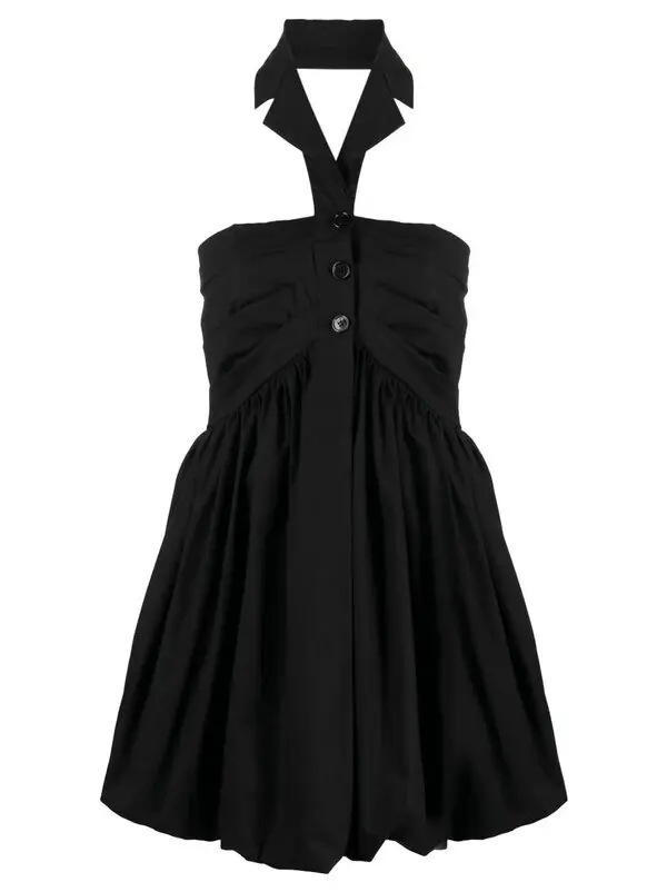 Philosophy Di Lorenzo Serafini Flared Mini Dress - Black