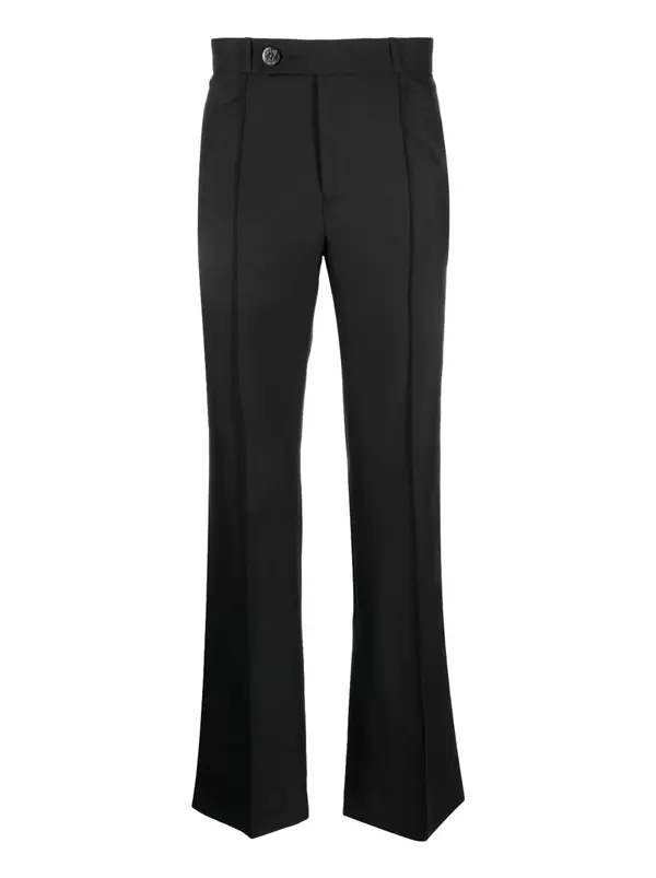 ERNEST W. BAKER Off-centre Straight-leg Trousers - Black