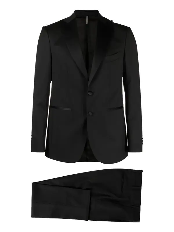CHÂTEAU LAFLEUR-GAZIN Peak-lapel Single-breasted Blazer - Black