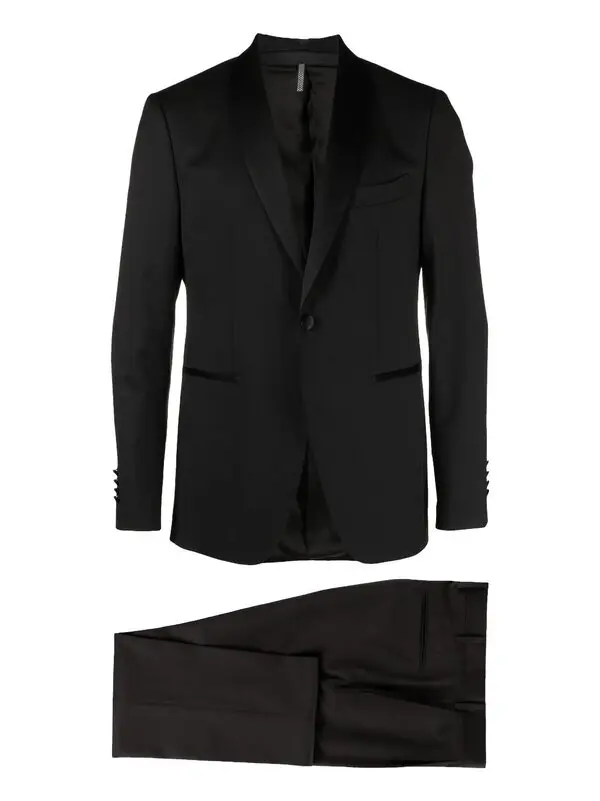 CHÂTEAU LAFLEUR-GAZIN Shawl-lapels Single-breasted Blazer - Black