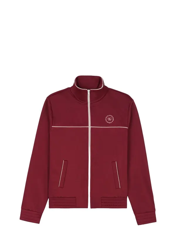 SPORTY & RICH Logo-print Track Jacket - Red