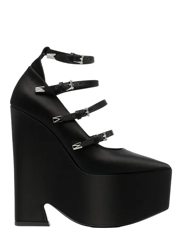 Versace Tempest 170mm Platform Pumps - Black