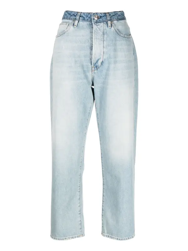 3x1 Low-rise Straight-leg Jeans - Blue