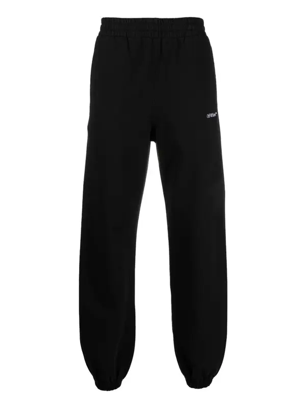 Off-White Diag-print Track Pants - Black