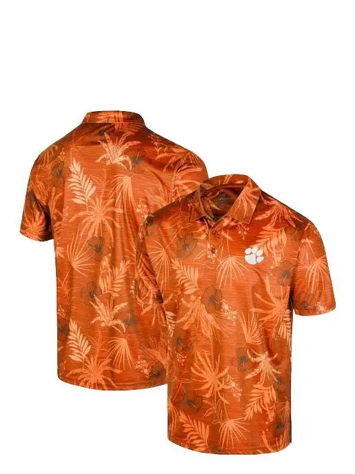 COLOSSEUM Clemson Tigers Palms Team Polo - Orange