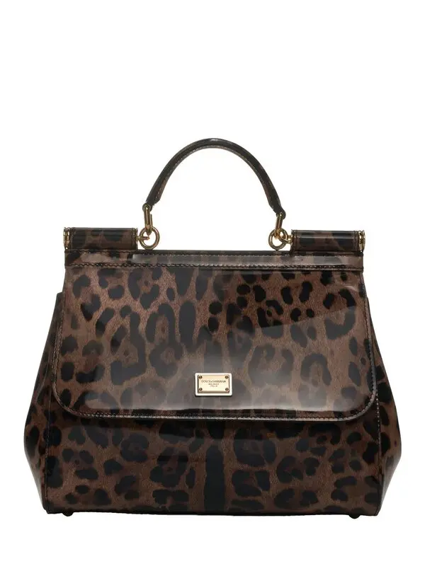 Dolce & Gabbana Kim Sicily Handbag - Leo Print Calf Hair