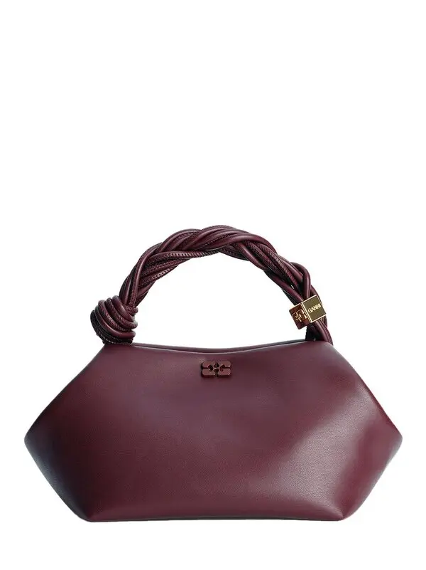 GANNI Small Bou Bag - Burgundy Red
