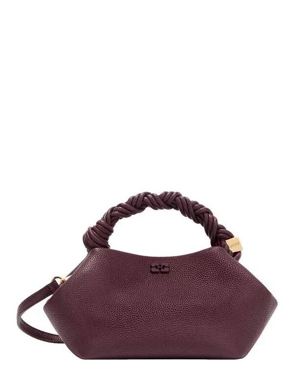 GANNI Small Bou Bag With Twisted Handle - Red