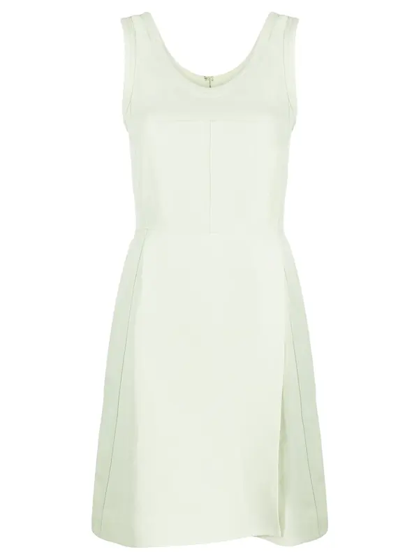 JIL SANDER Sleeveless A-line Mini Dress - Green