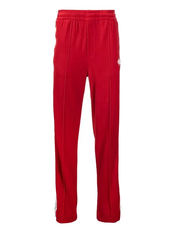Casablanca Logo-patch Striped Track Pants - Red