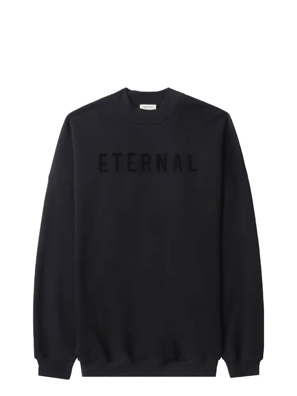 Fear Of God Long-sleeved Cotton Sweatshirt - Black