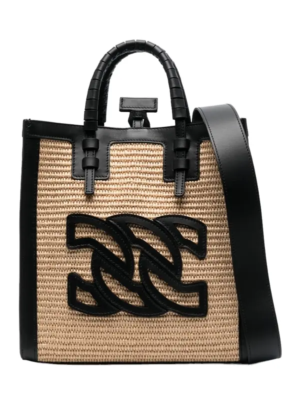 Casadei Baurivage Woven Tote Bag - Neutrals