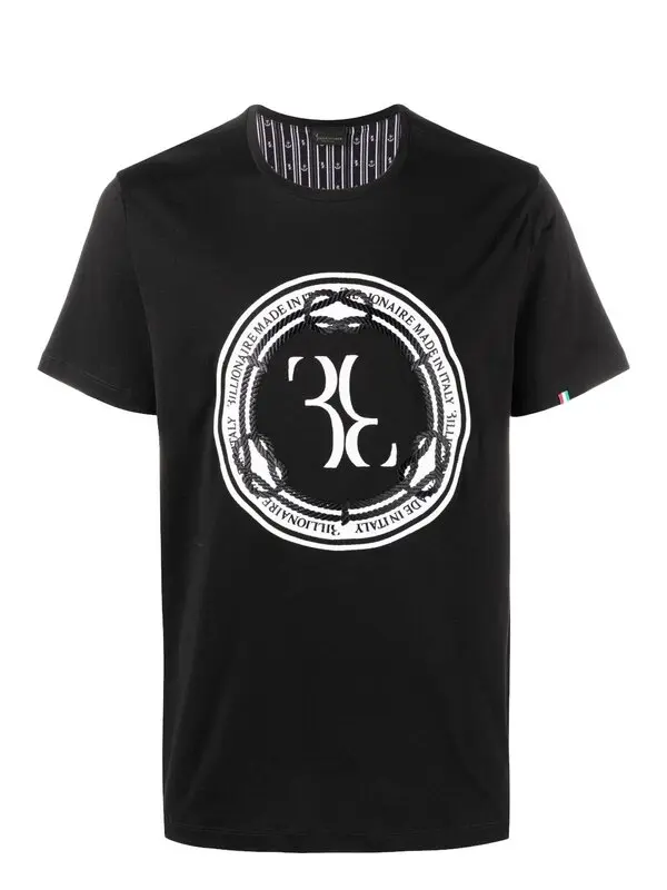 BILLIONAIRE Logo-print T-shirt - Black
