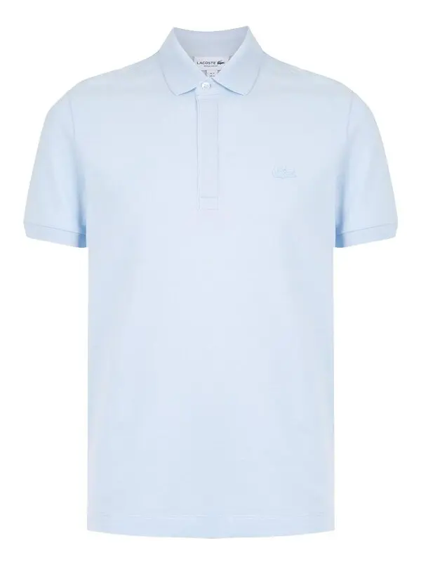 Lacoste Logo-patch Short-sleeve Polo Shirt - Blue