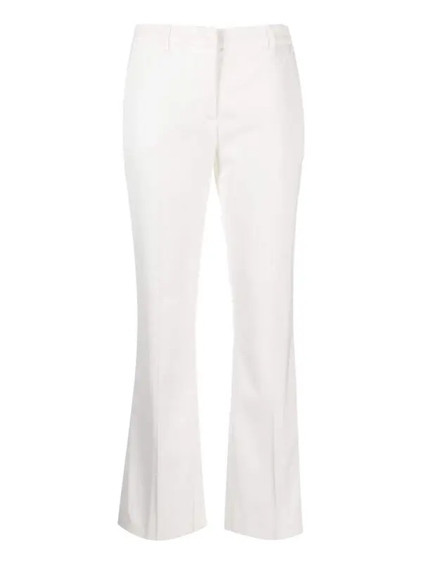 PT TORINO Flared Tailored Trousers - White