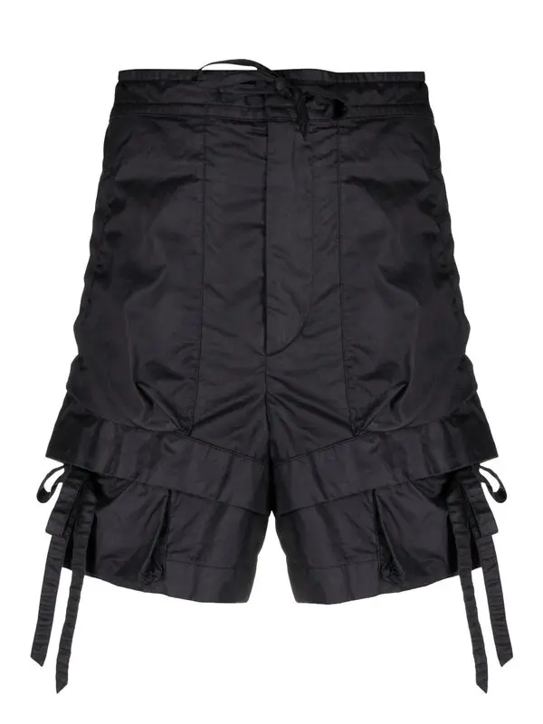 Isabel Marant Drawstring Cotton Shorts - Grey