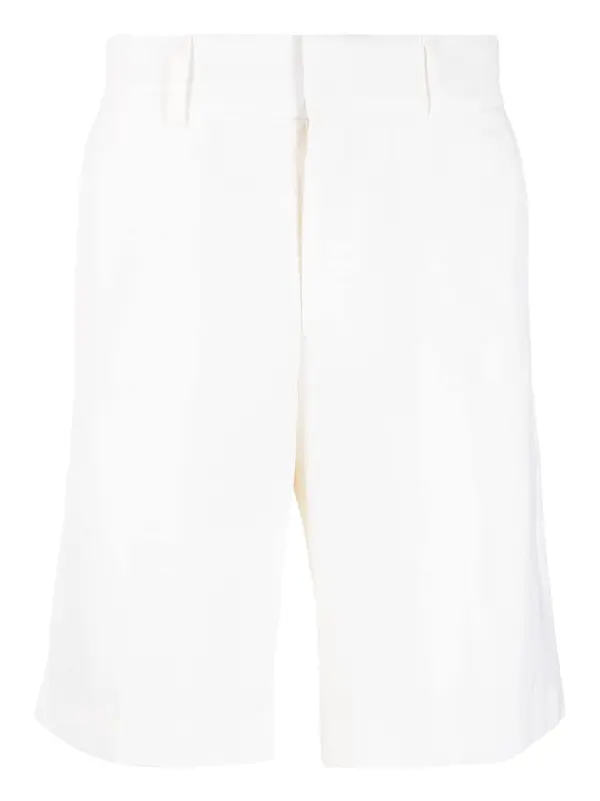 Casablanca Virgin Wool Bermuda Shorts - White