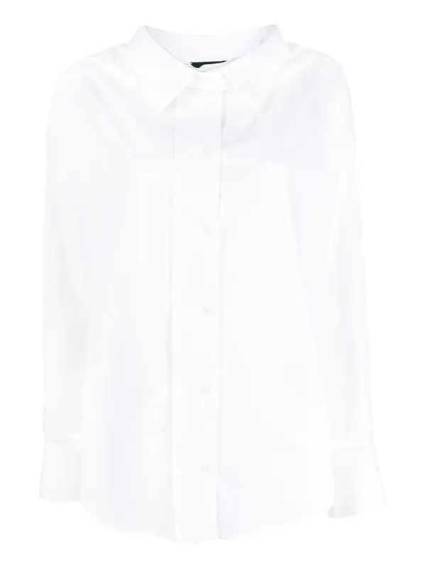 MAISON JEJIA Antoine Slit-detailed Shirt - White