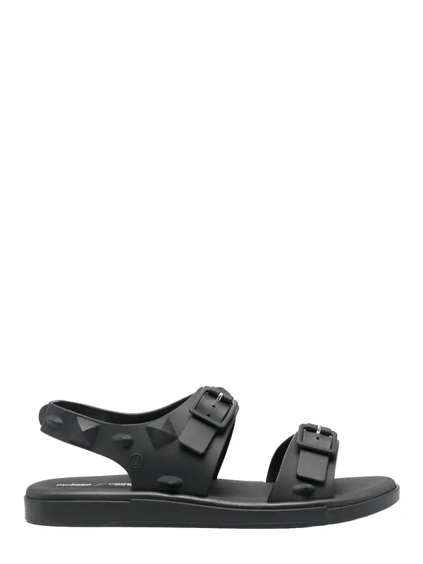Melissa X Undercover Spike-studded Sandals - Black