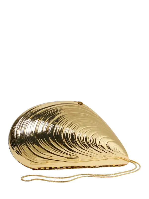 Simkhai - Simkhai Bridget Metal Shell Clutch