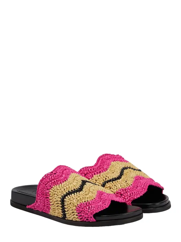 Marni Crochet Sandals - Pink