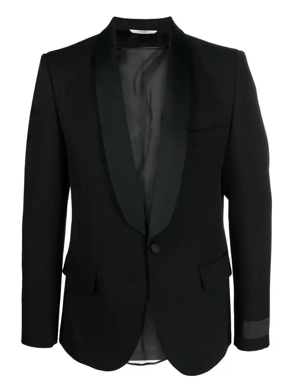 Valentino Garavani Single-breasted Blazer - Black