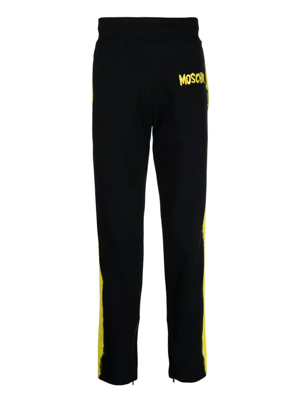 Moschino Logo-print Track Pants - Black