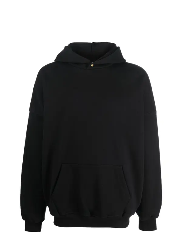 Fear Of God Cotton Hoodie With Graphic Print - Black