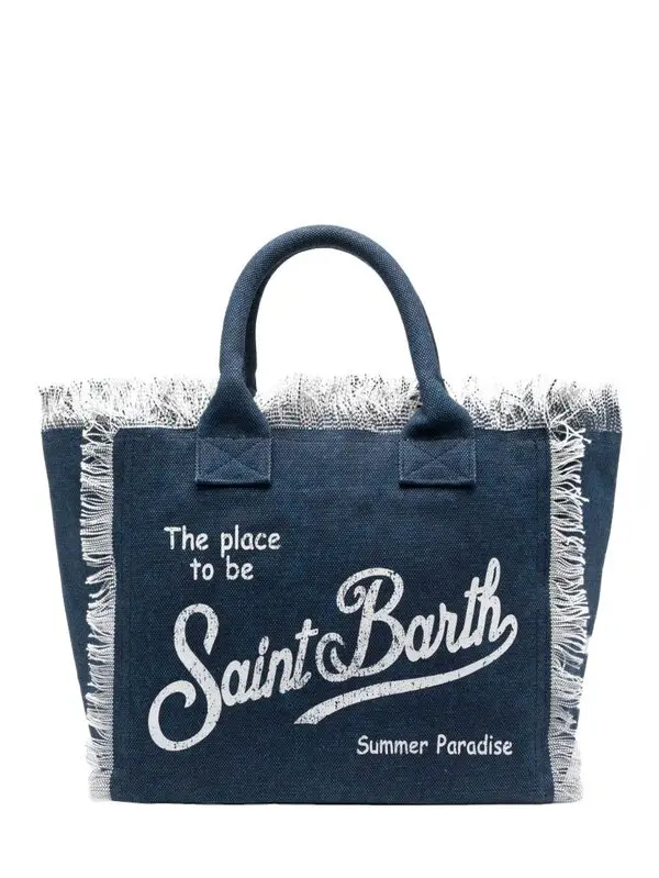 MC2 SAINT BARTH Vanity Beach Bag - Blue
