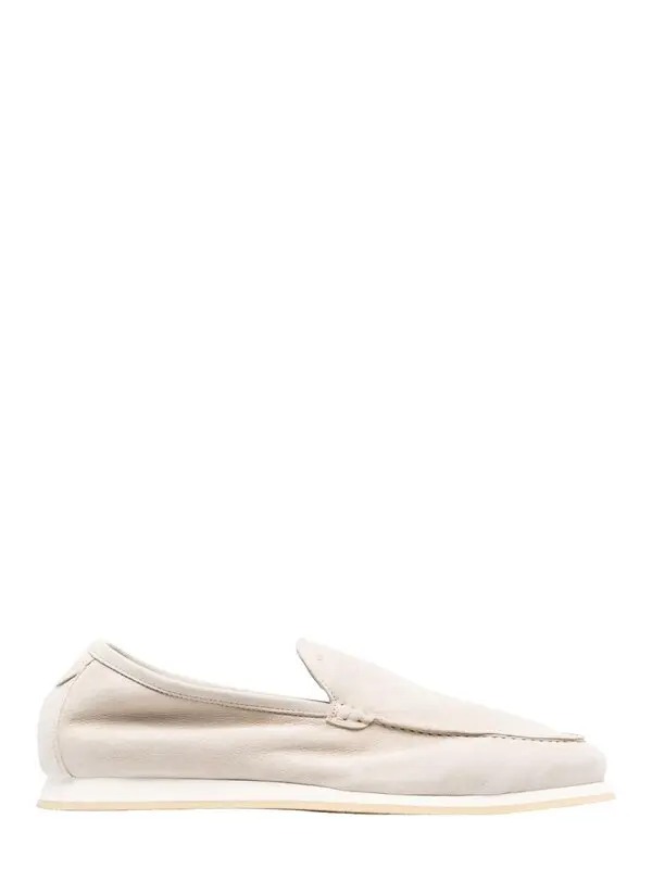 Fedeli Suede Loafers - Neutrals
