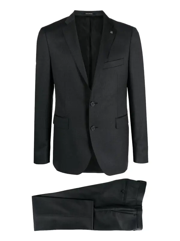 Tagliatore Single-breasted Buttoned Suit - Grey