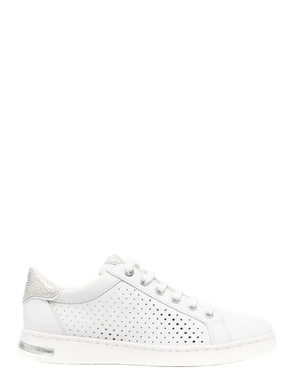 Geox Jaysen Low-top Leather Sneakers - White