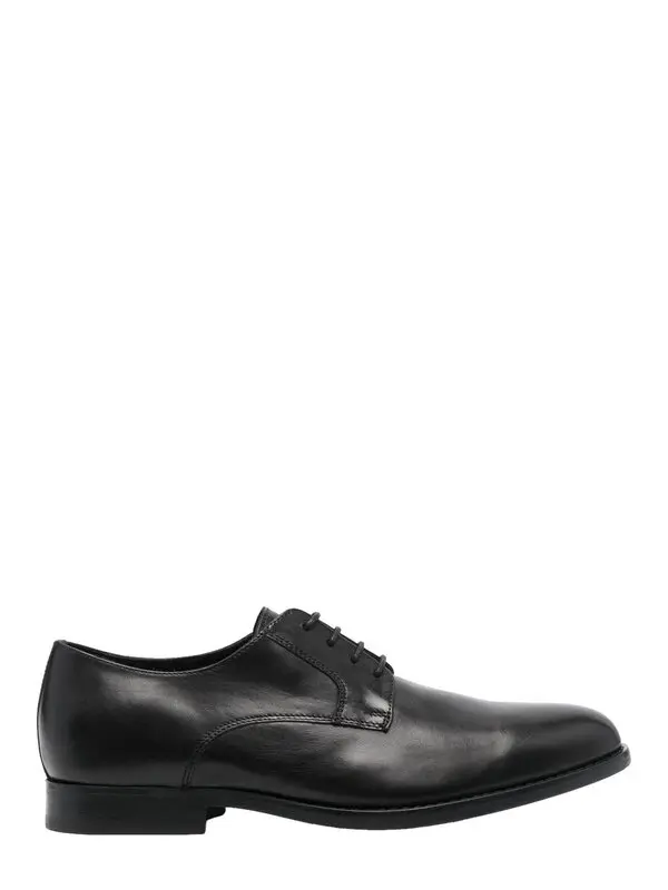 Geox Hampstead Calf-leather Derby Shoes - Black