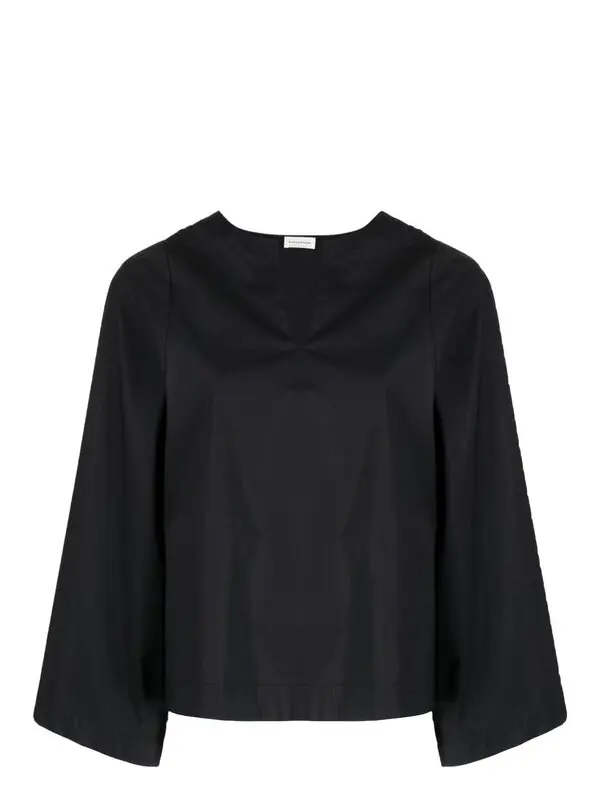 BY MALENE BIRGER V-neck Blouse - Black