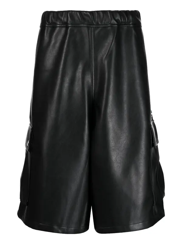 GMBH Knee-length Cargo Shorts - Black