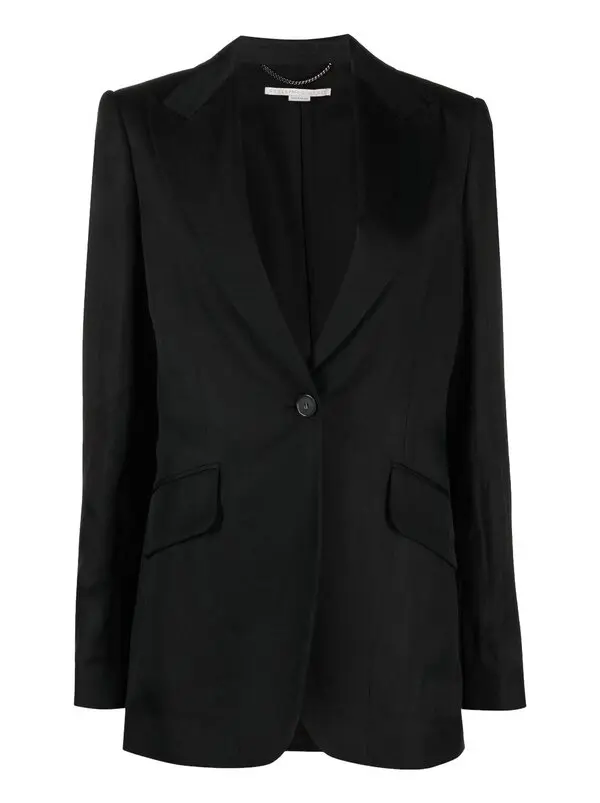 Stella McCartney Single-breasted Blazer - Black