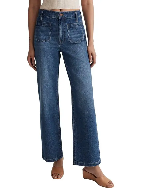 Madewell Wide Leg Jeans - Caronia Wash