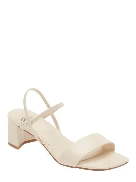Jeffrey Campbell Adapt Slingback Sandal - Cream