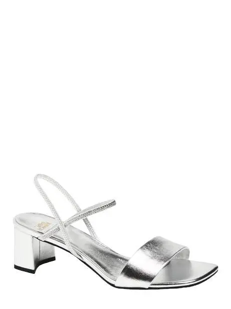 Jeffrey Campbell Adapt Slingback Sandal - Silver
