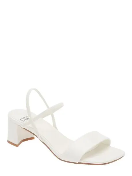 Jeffrey Campbell Adapt Slingback Sandal - White